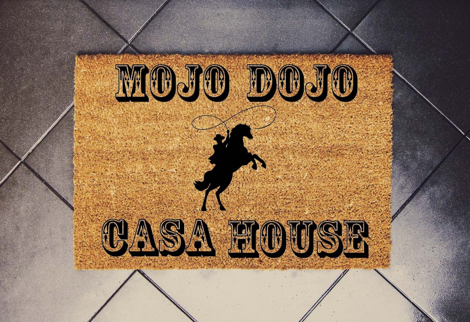 Mojo Dojo Casa House Door Mat, Barbie Movie Funny Door Welcome Mat ...