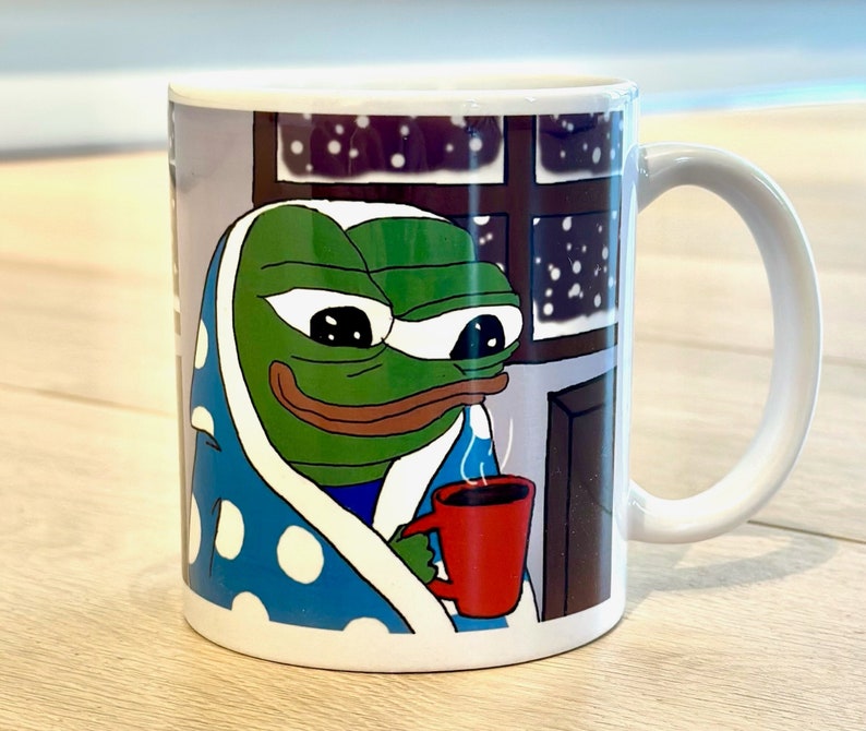 Pepe Peepo Der Frosch Meme Neuheit Niedlich Lustige Jubiläum 11Oz Cosy ...