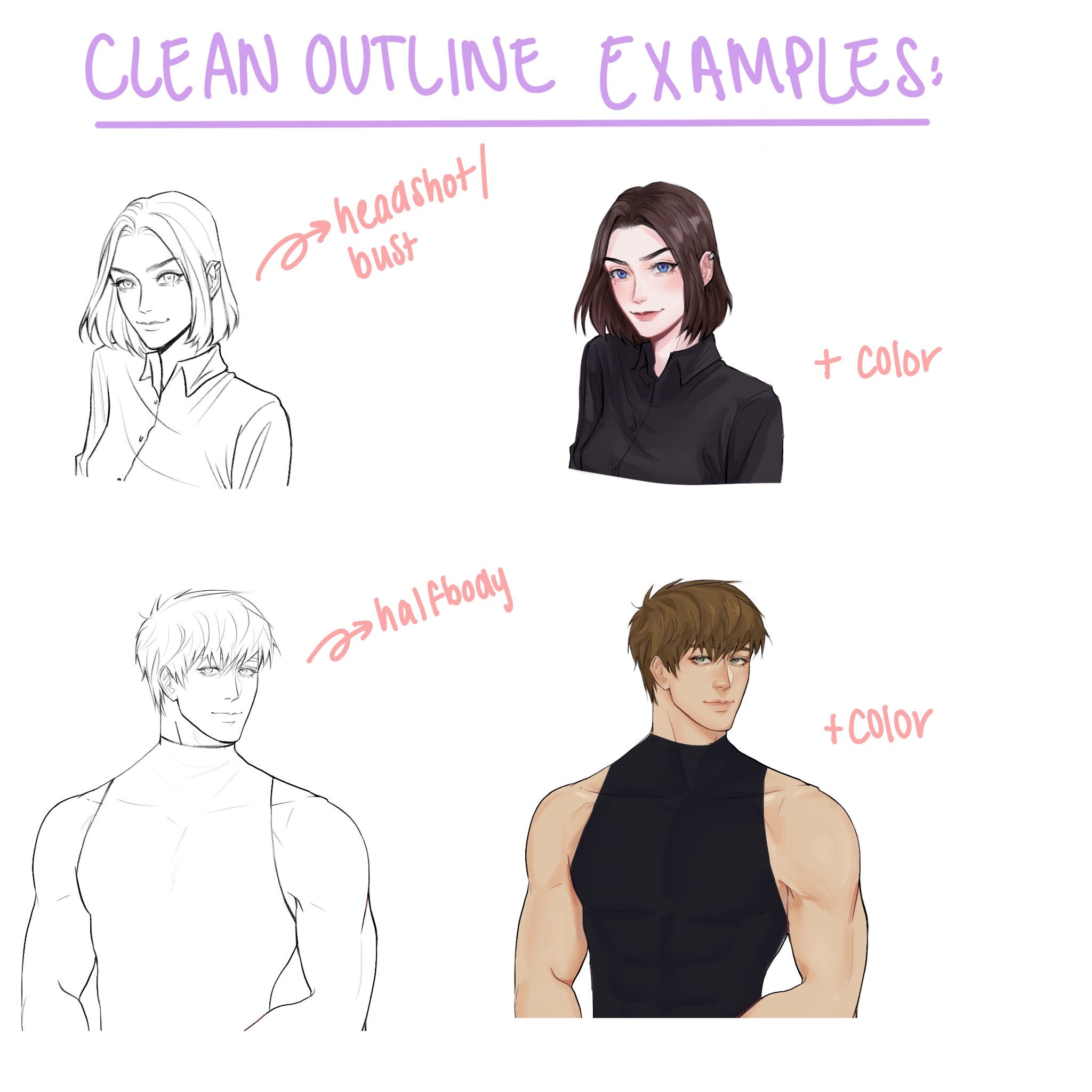 Custom Anime Drawing Commission Digital Art Painting - Etsy