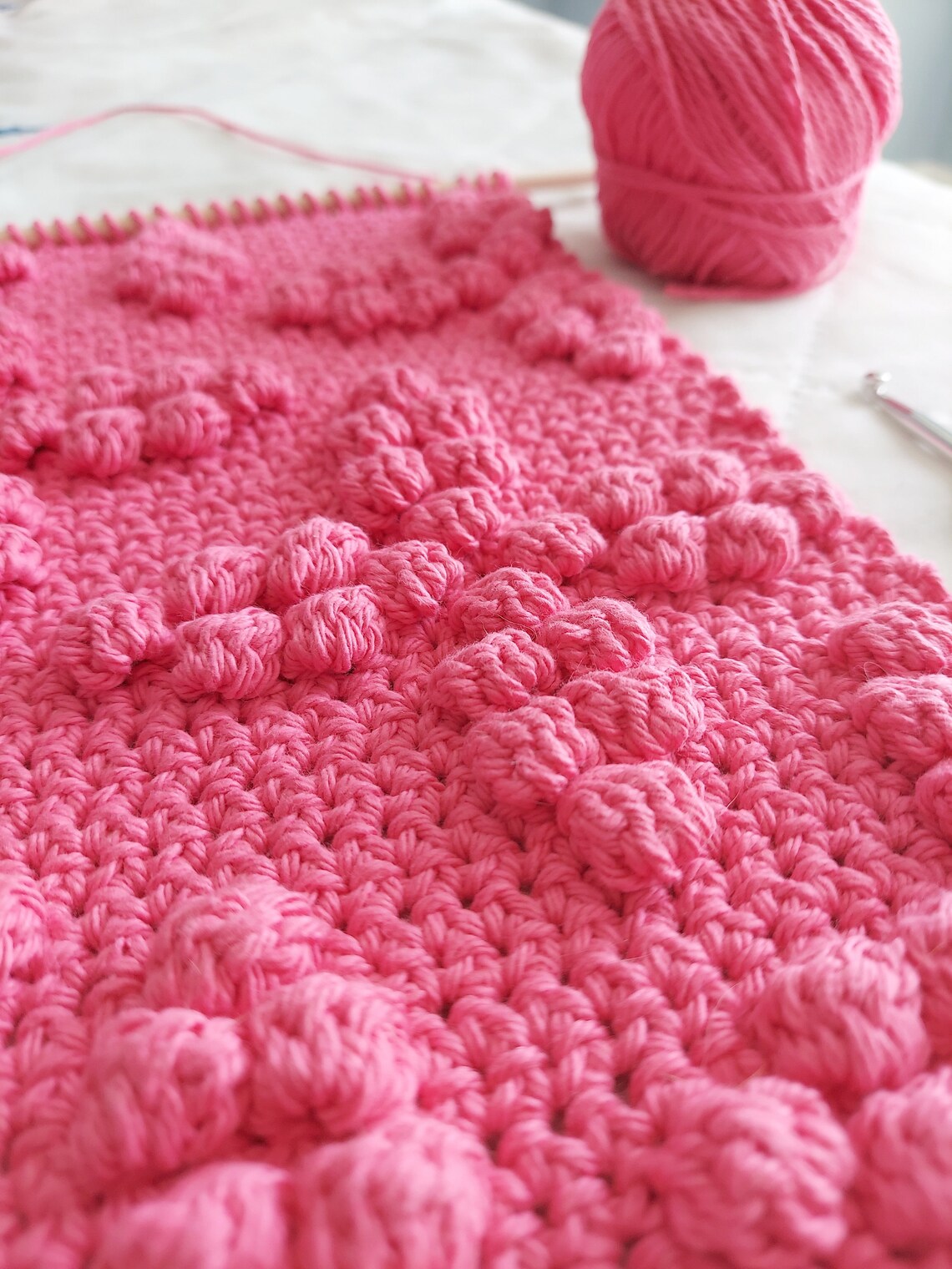 Petals in Pink Crochet Wall Hanging -spring Home Decor - Floral Wall ...