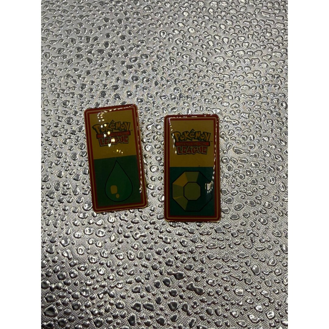Pokemon League Pins Water Energy Gemstone Set Wizards 1995 1996 1998 - Etsy