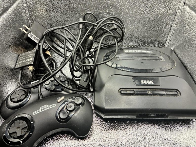 SEGA Genesis Model 2 Console + Controller + Cables + Power - Etsy