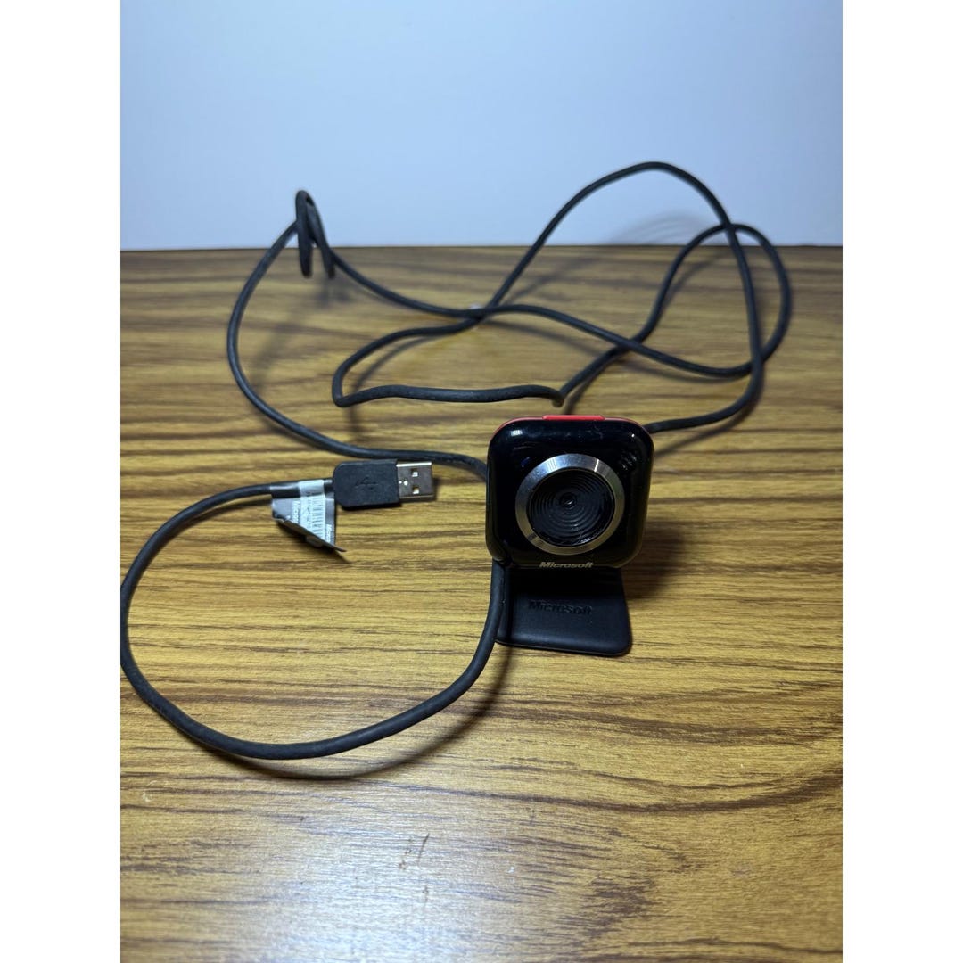 Microsoft Lifecam VX-5000 Web Camera USB Black Red - Etsy