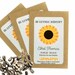 Personalised Thank You Seed Packets Envelopes Sunflower Seeds Thank You ...