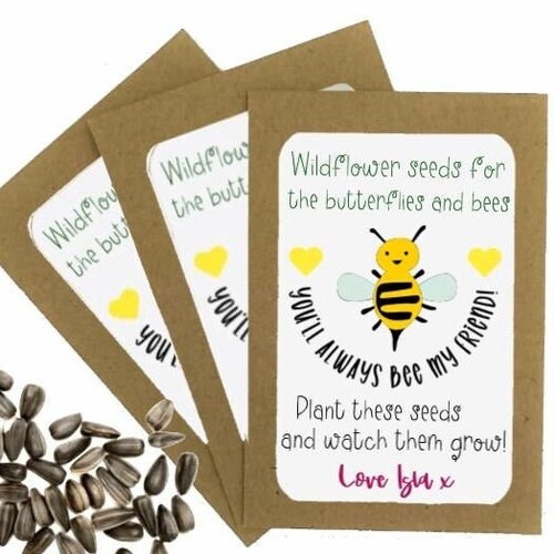Personalised Birthday Seed Packets Envelopes With Seeds Kids - Etsy UK