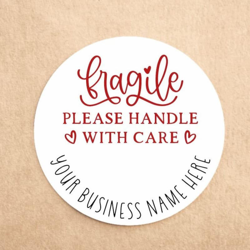 Buy Handle With Care Stickers Online In India - Etsy India