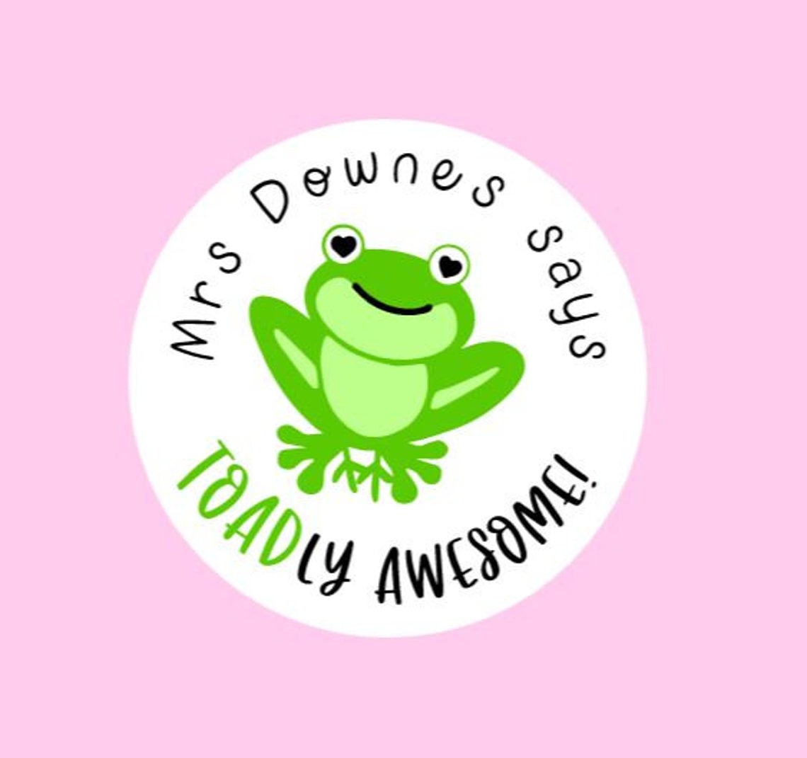 X35 Personalised Well Done Fun Pun TEACHER STICKERS - Teacher Rewards ...