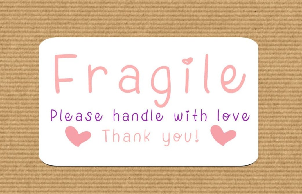 Fragile Stickers | Handle With Care | Business Stickers | Fragile ...
