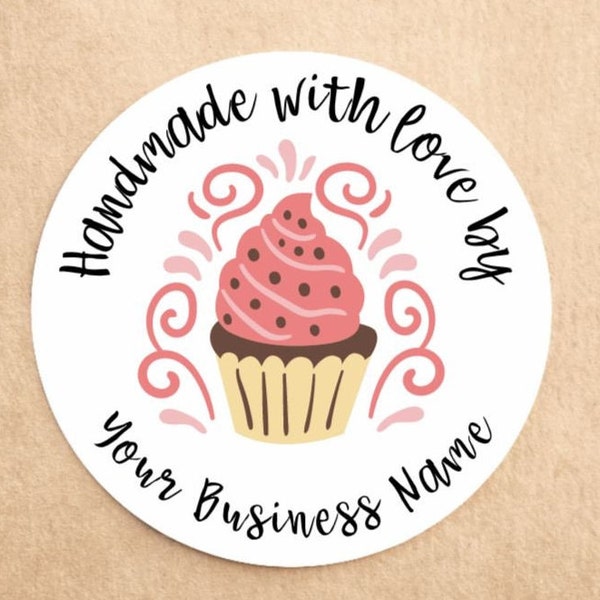 Personalized Cake Box Stickers - Etsy
