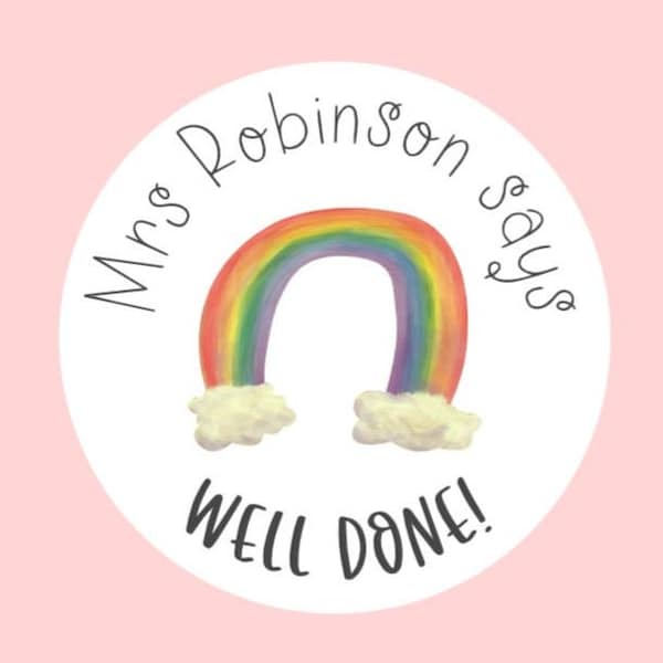 Custom Well Done Stickers - Etsy