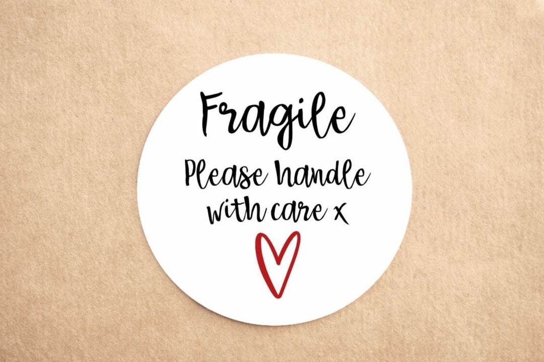 Fragile Stickers | Handle With Care | Business Stickers | Fragile ...