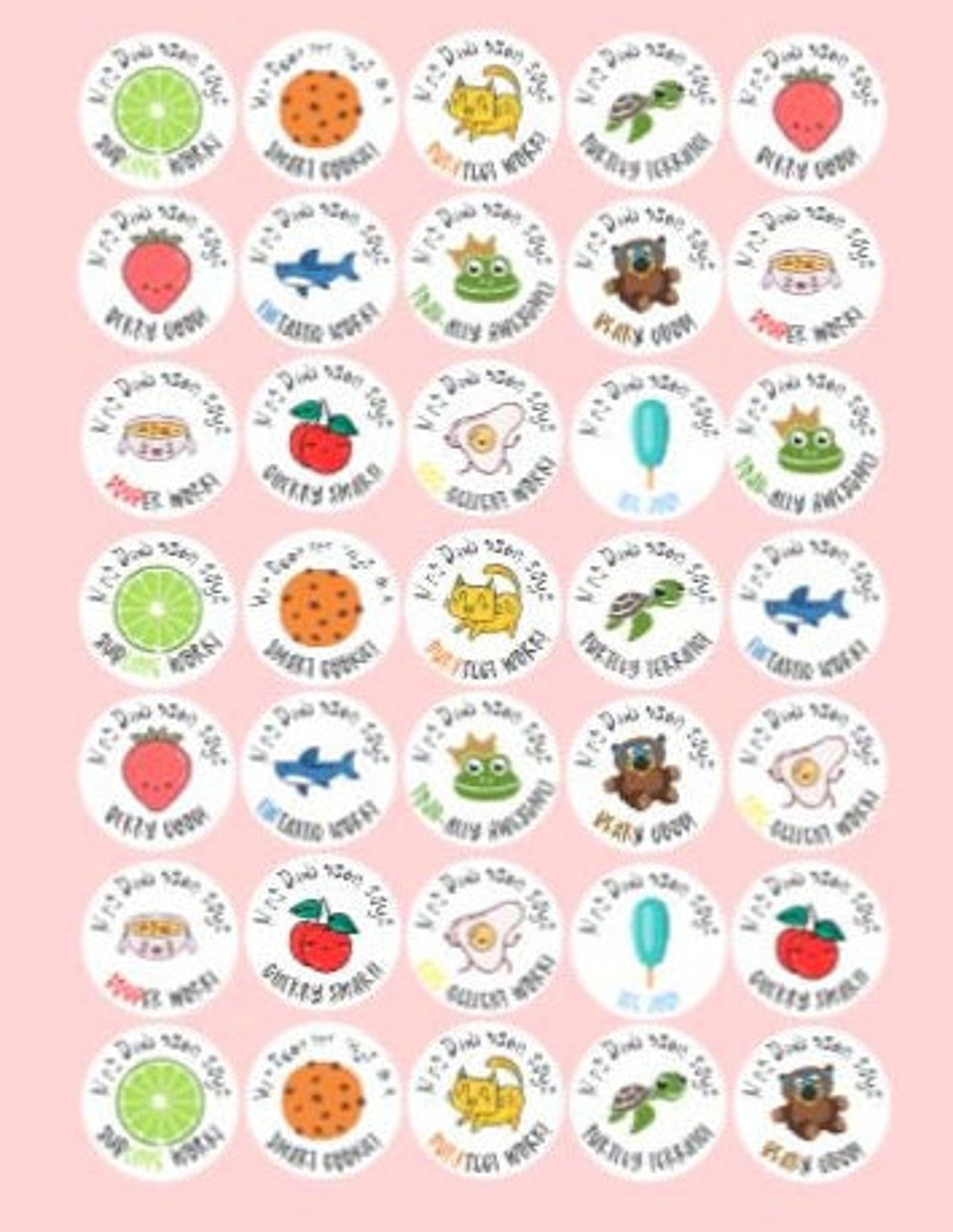 X35 Personalised Well Done Fun Pun TEACHER STICKERS - Teacher Rewards ...