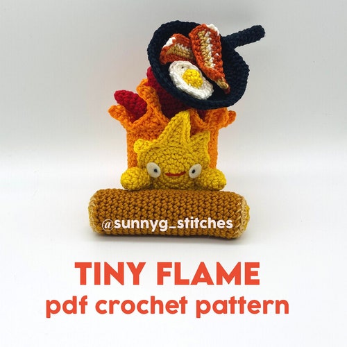 Tiny Flame Amigurumi Crochet Pattern PDF English - Etsy