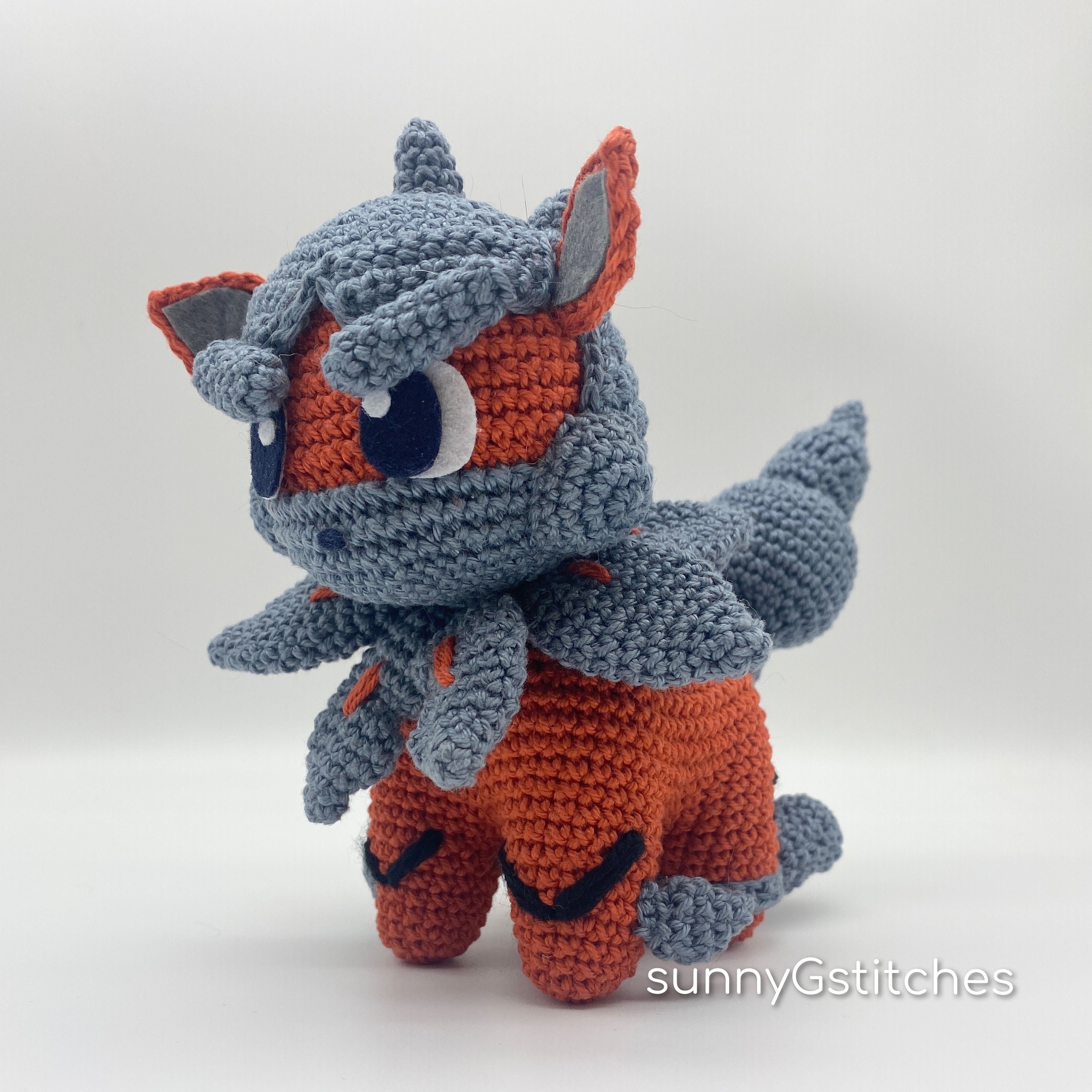 Fire Foo Dog Fu Dog Chinese Guardian Lion Shishi Amigurumi Crochet ...