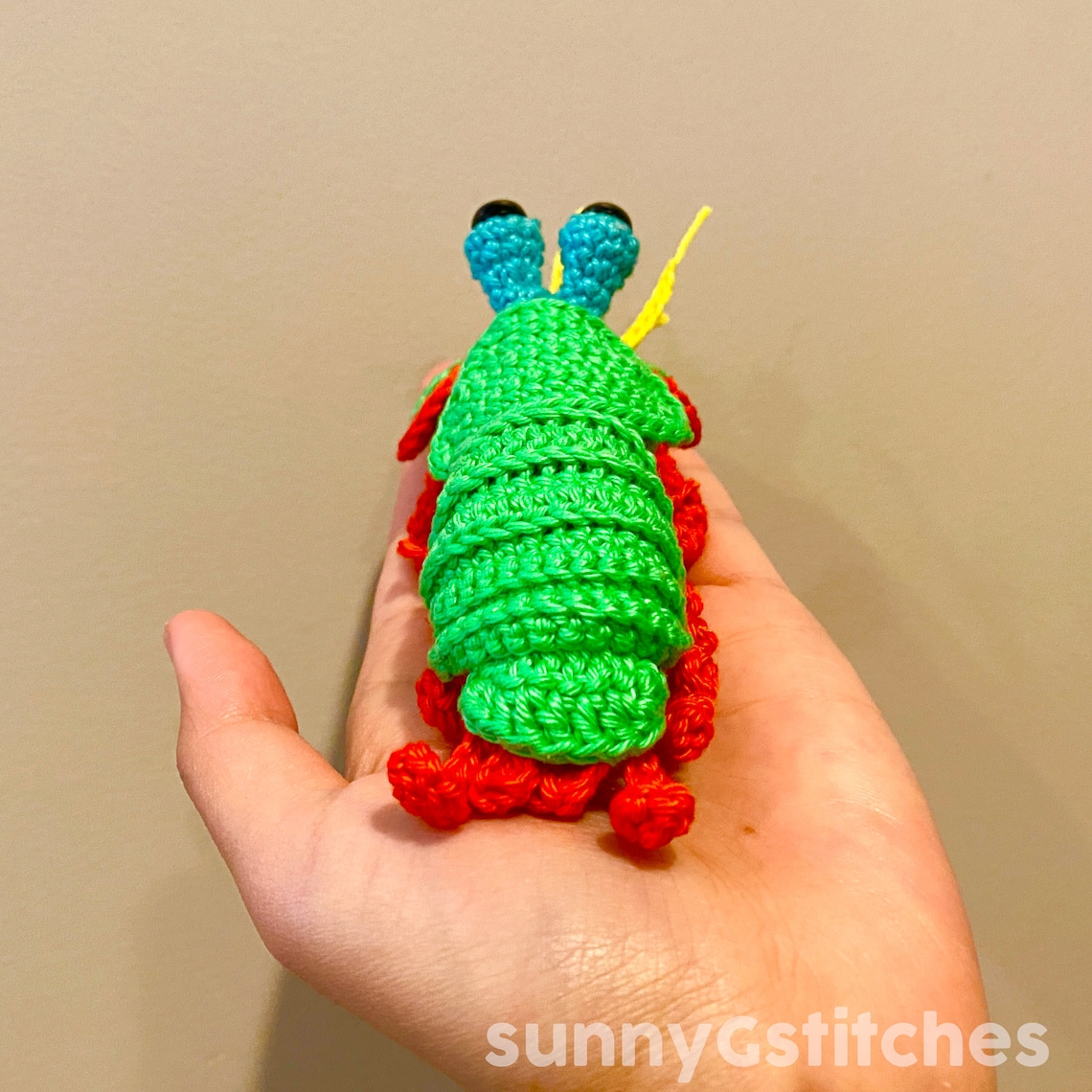 Harlequin Peacock Mantis Shrimp Prawn Amigurumi Crochet Pattern - PDF ...