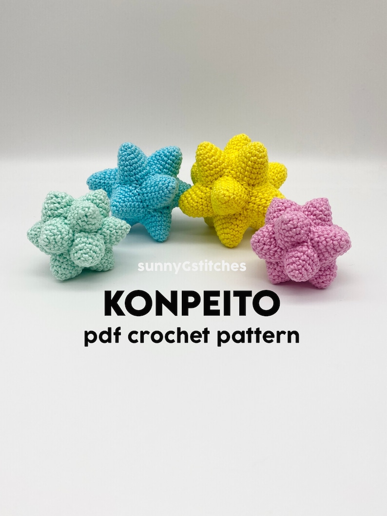 Konpeito Amigurumi Crochet Pattern - PDF - English - Etsy