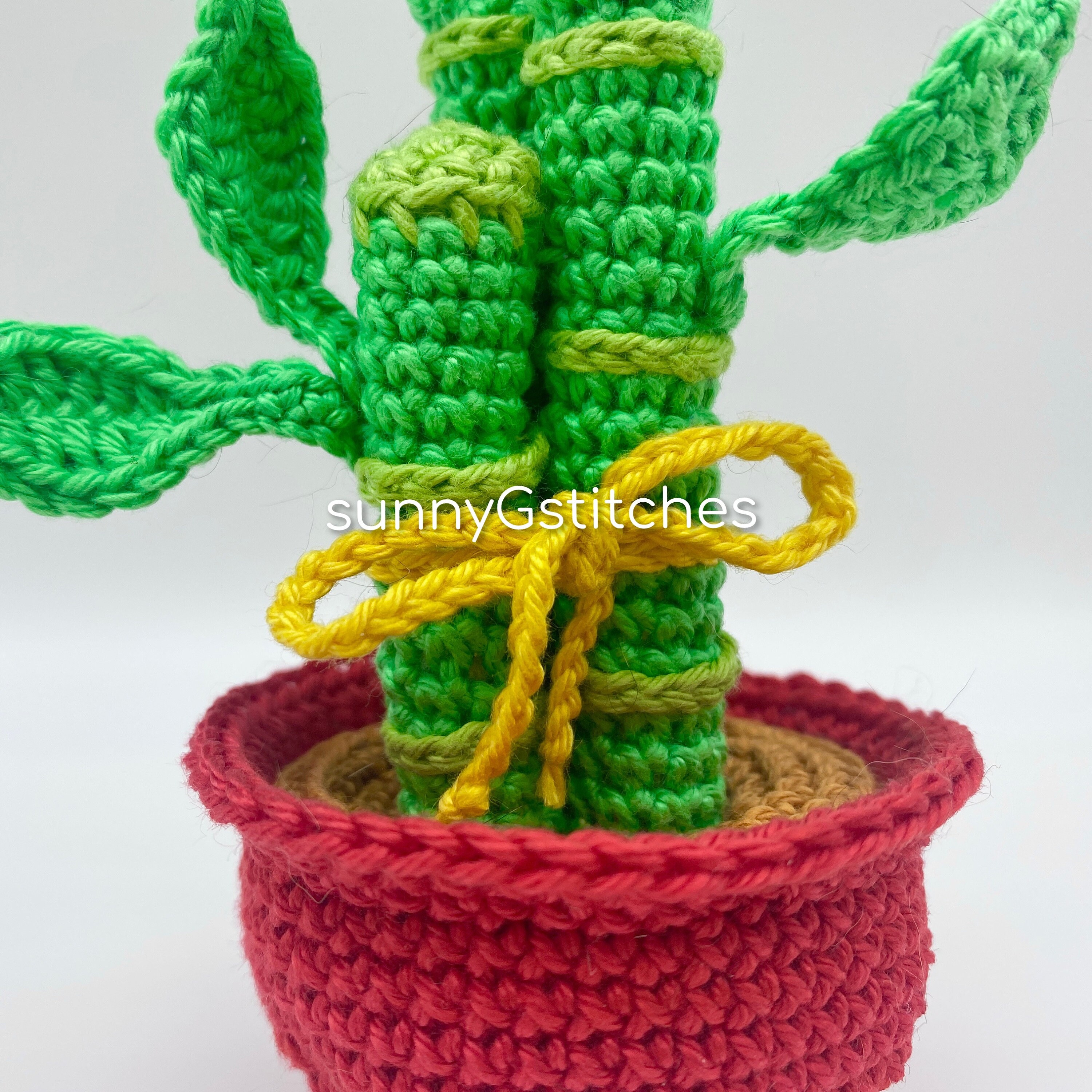 Lucky Bamboo Amigurumi Crochet Pattern - PDF - English - Etsy