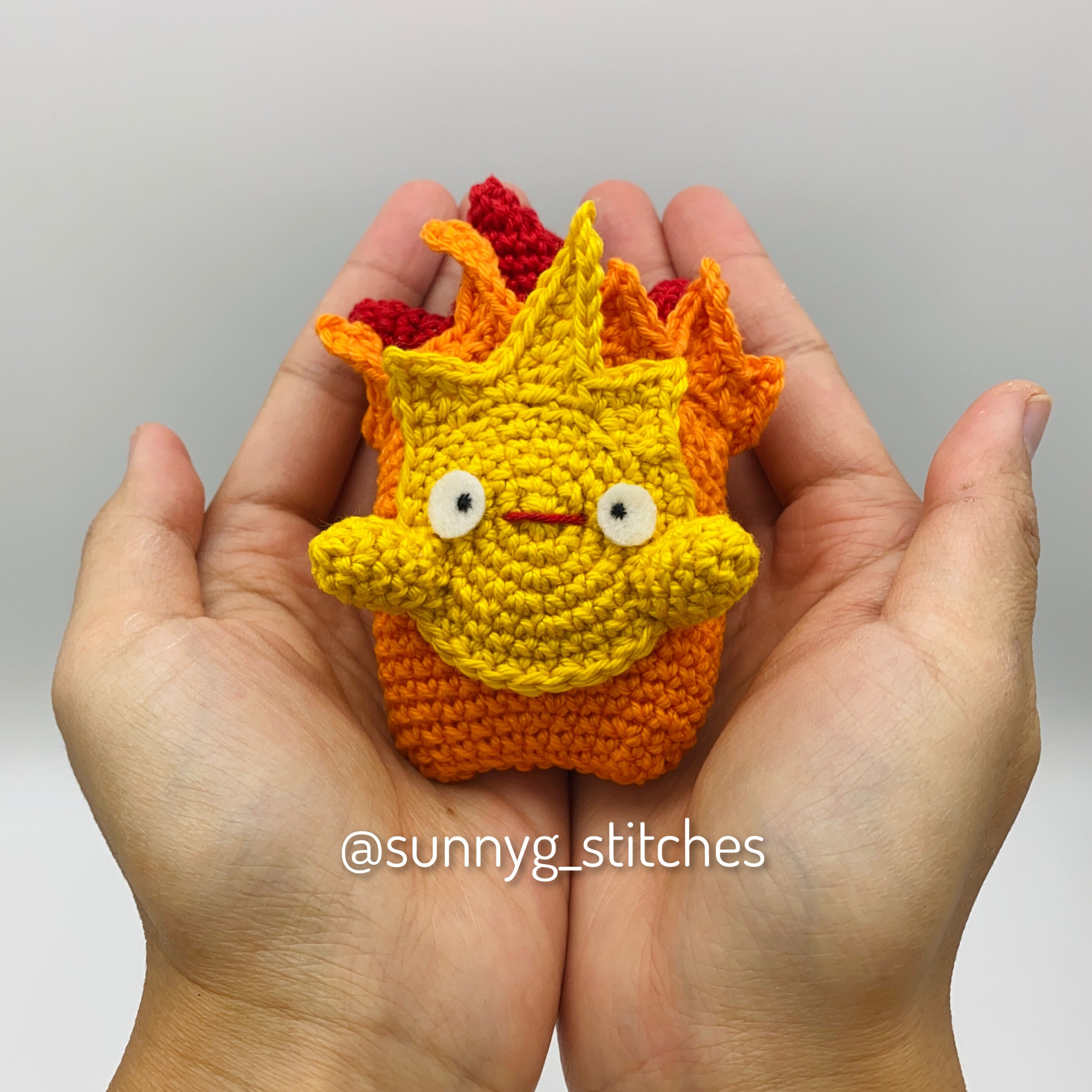 Tiny Flame Amigurumi Crochet Pattern PDF English - Etsy