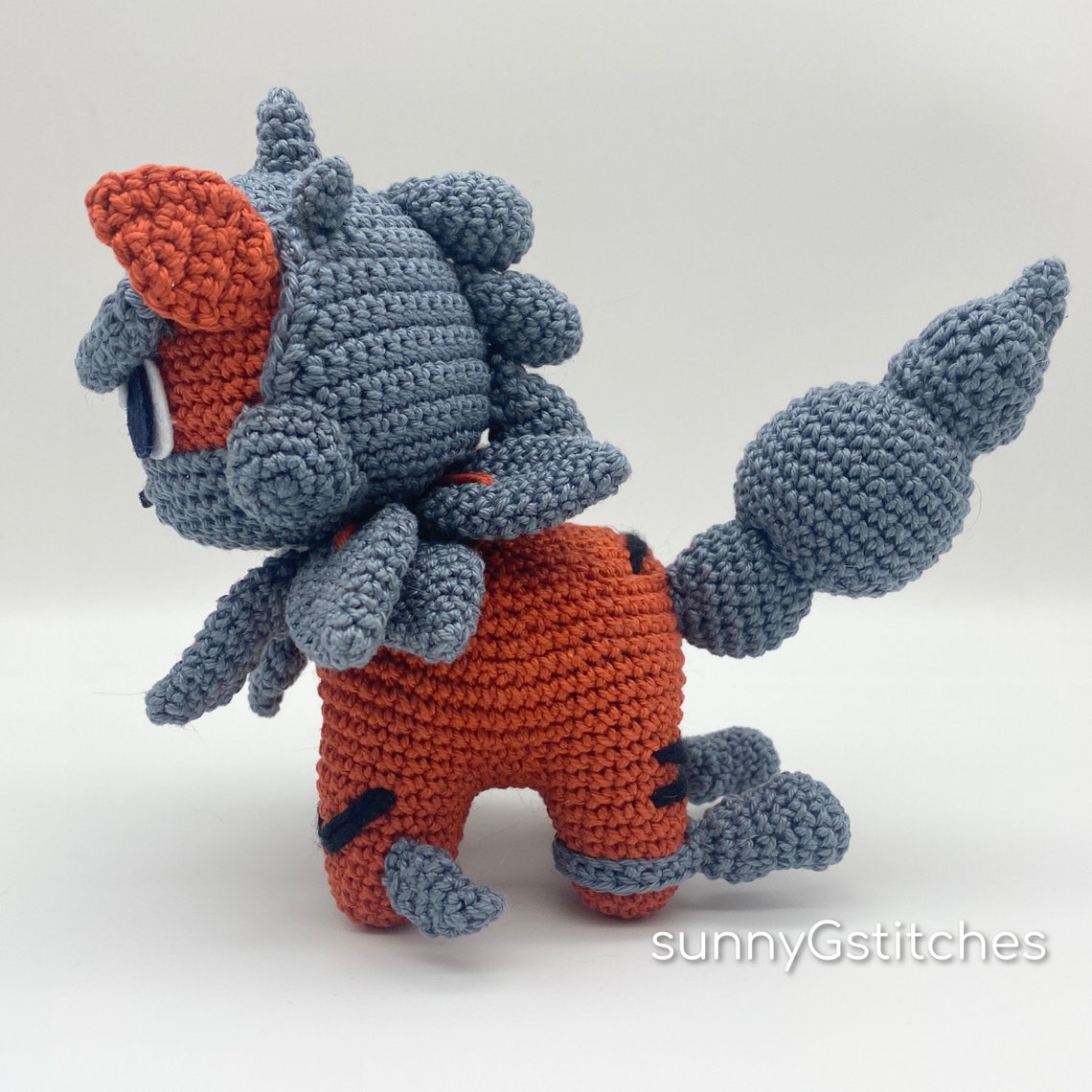 Fire Foo Dog Fu Dog Chinese Guardian Lion Shishi Amigurumi Crochet ...
