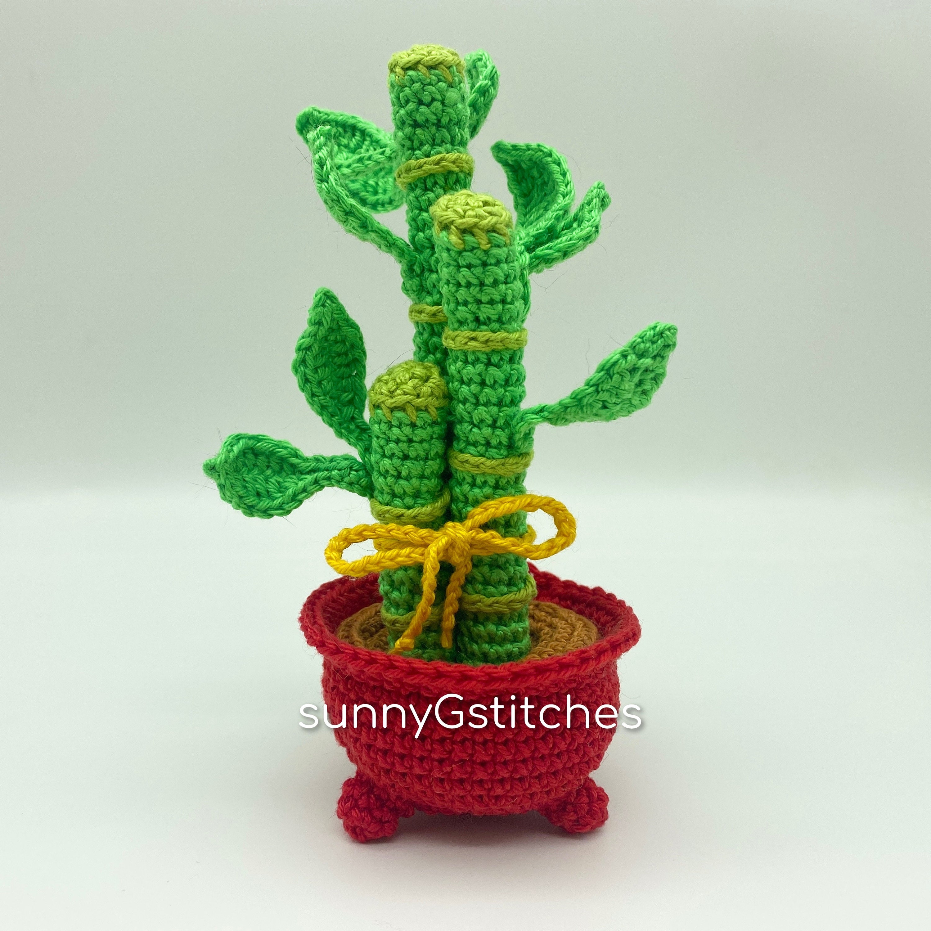 Lucky Bamboo Amigurumi Crochet Pattern - PDF - English - Etsy