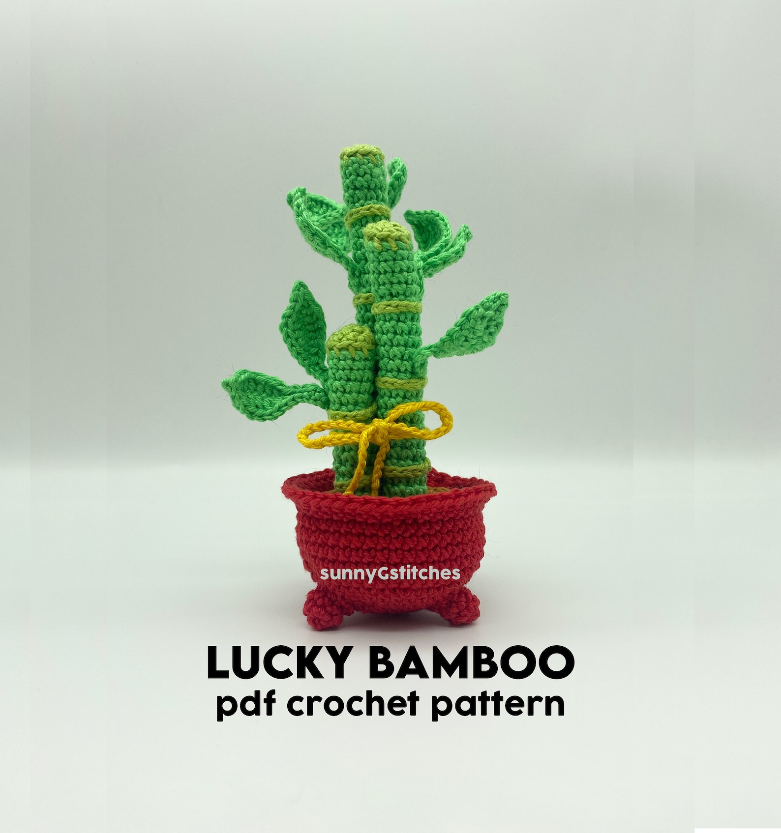 Lucky Bamboo Amigurumi Crochet Pattern - PDF - English - Etsy