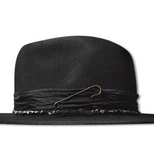 Custom Mens Rock N Roll Fedora Distressed, Southern Rocker Men Hat ...