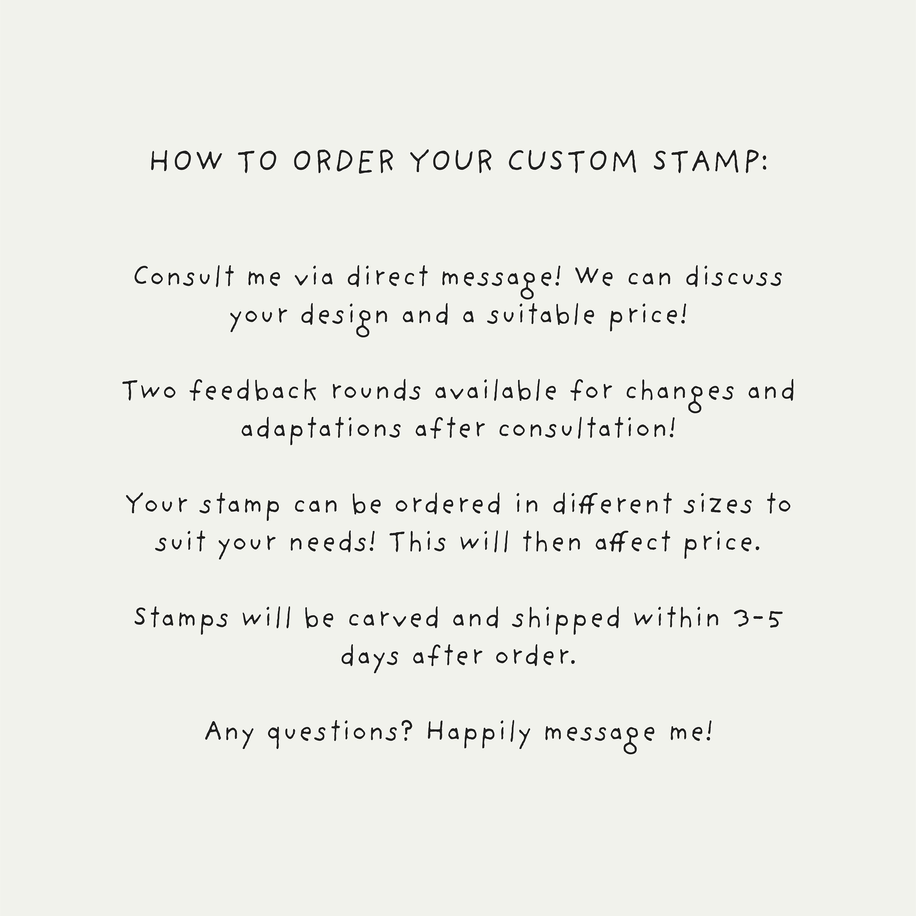 Custom Stamp Design Custom Handcarved Stamp Custom Logo Stamp ...