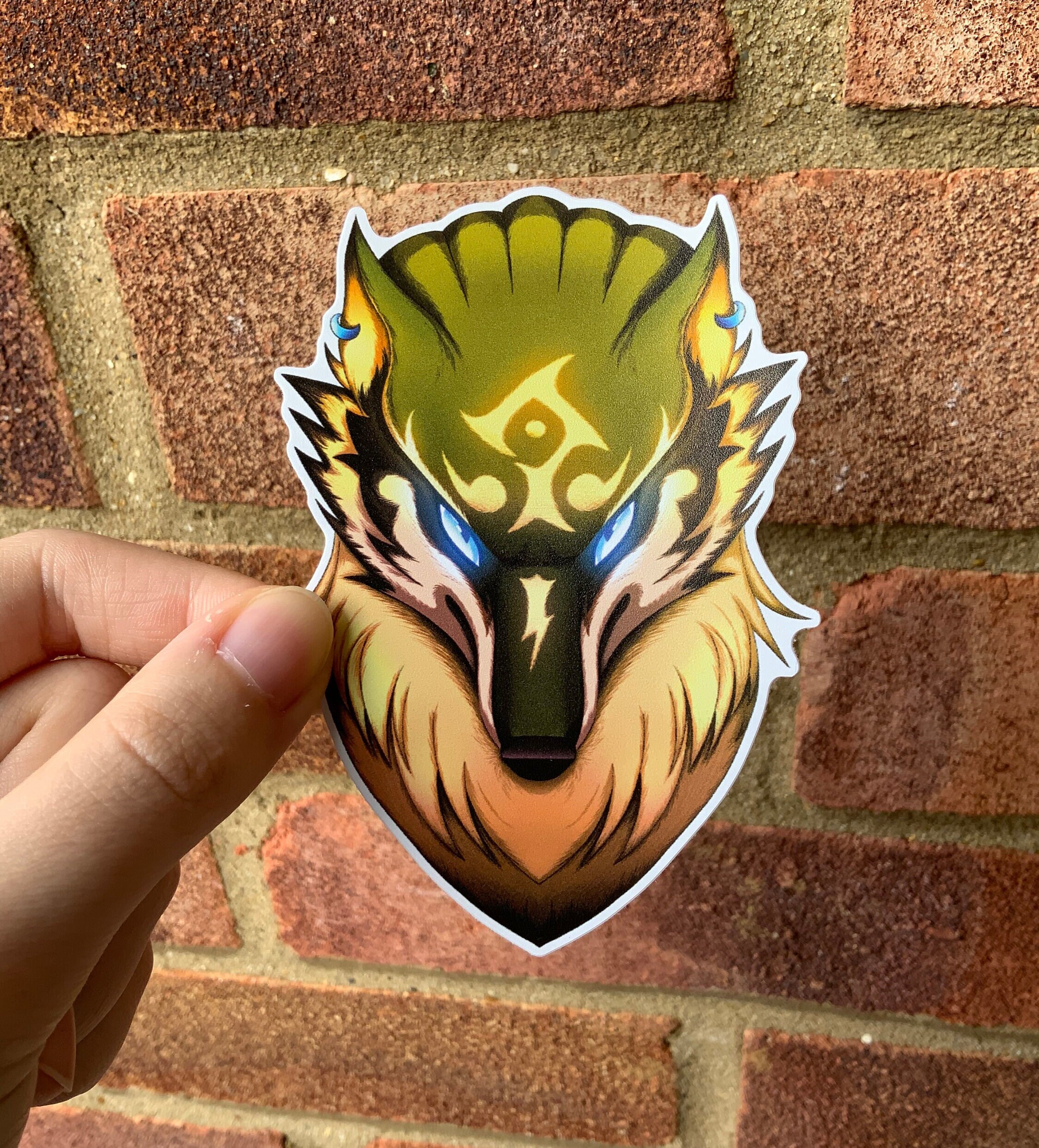 Wolf Link Sticker Vinyl Matte Waterproof Medium Sized Sticker 10x7cm ...