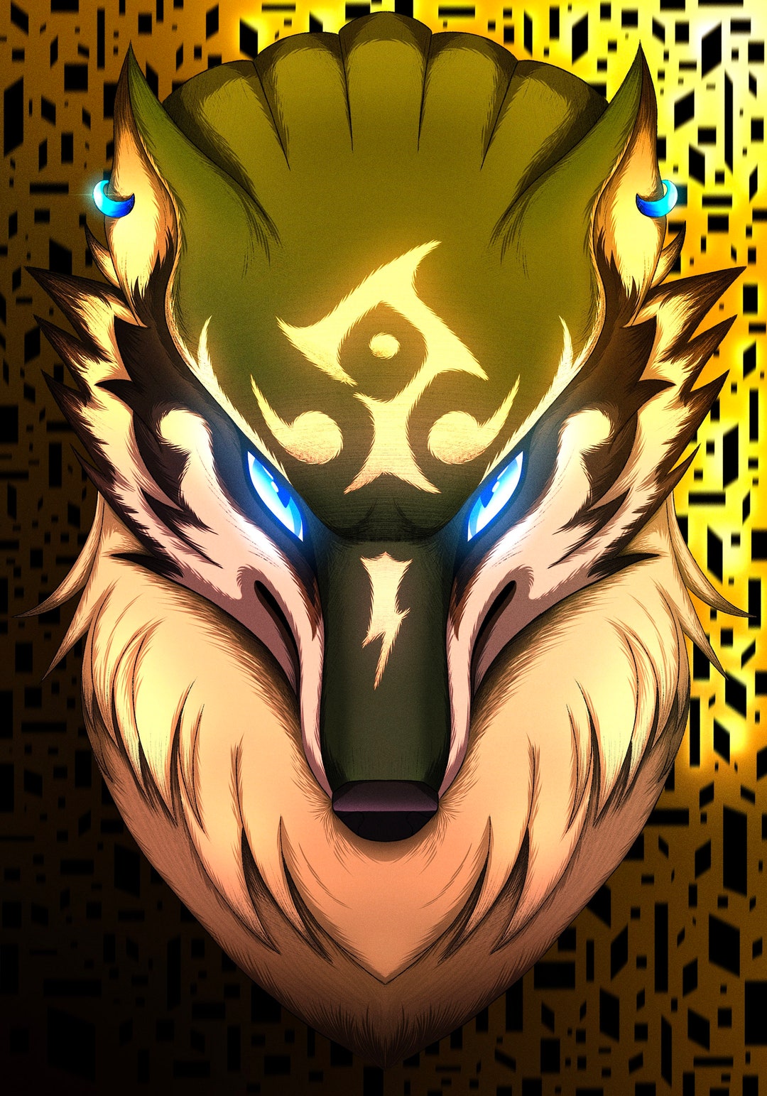 Twilight Beast A4 Print Wolf Link the Legend of Zelda: Twilight ...