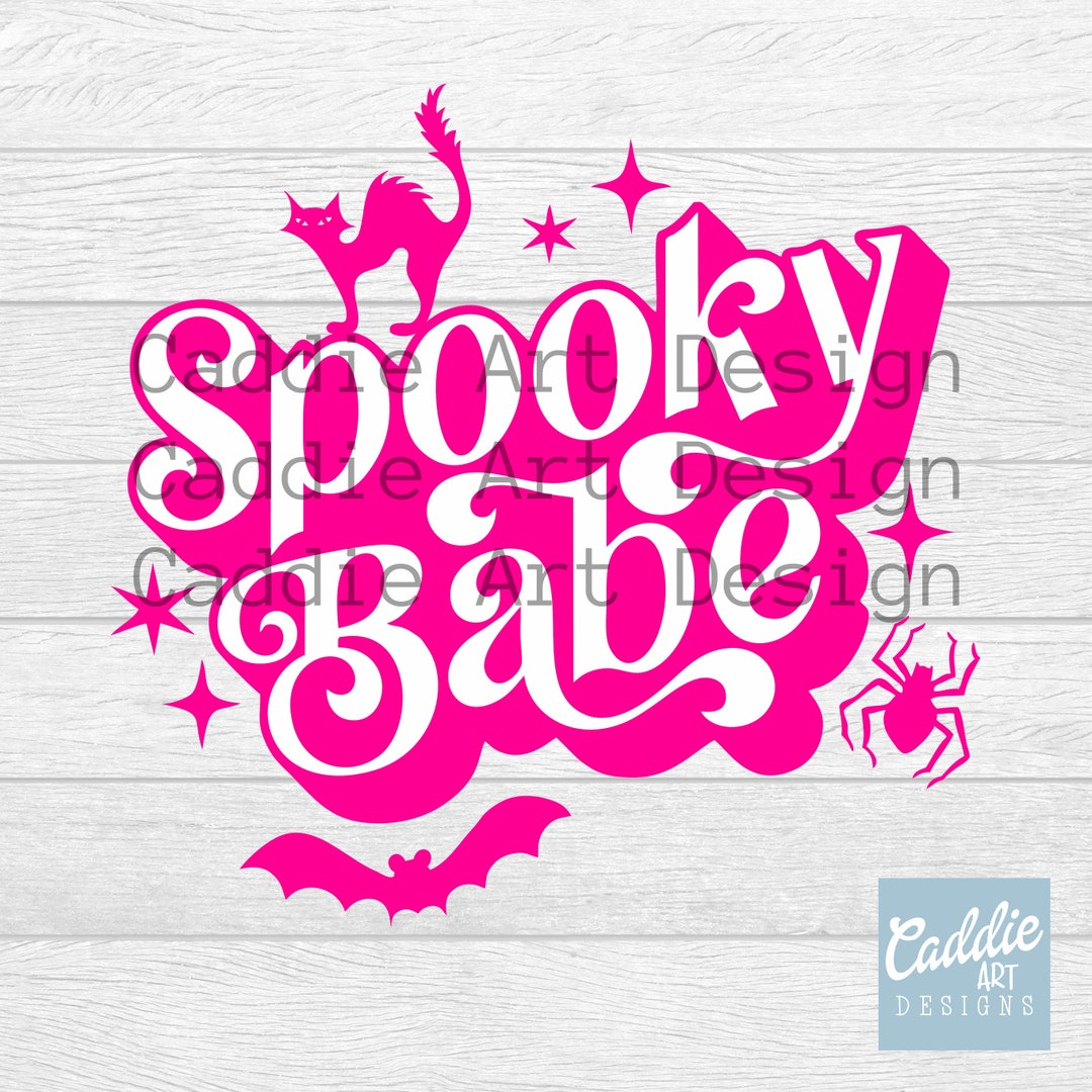 Spooky Babe SVG, Spooky PNG, Barbie Inspired PNG, Svg Instant Download ...