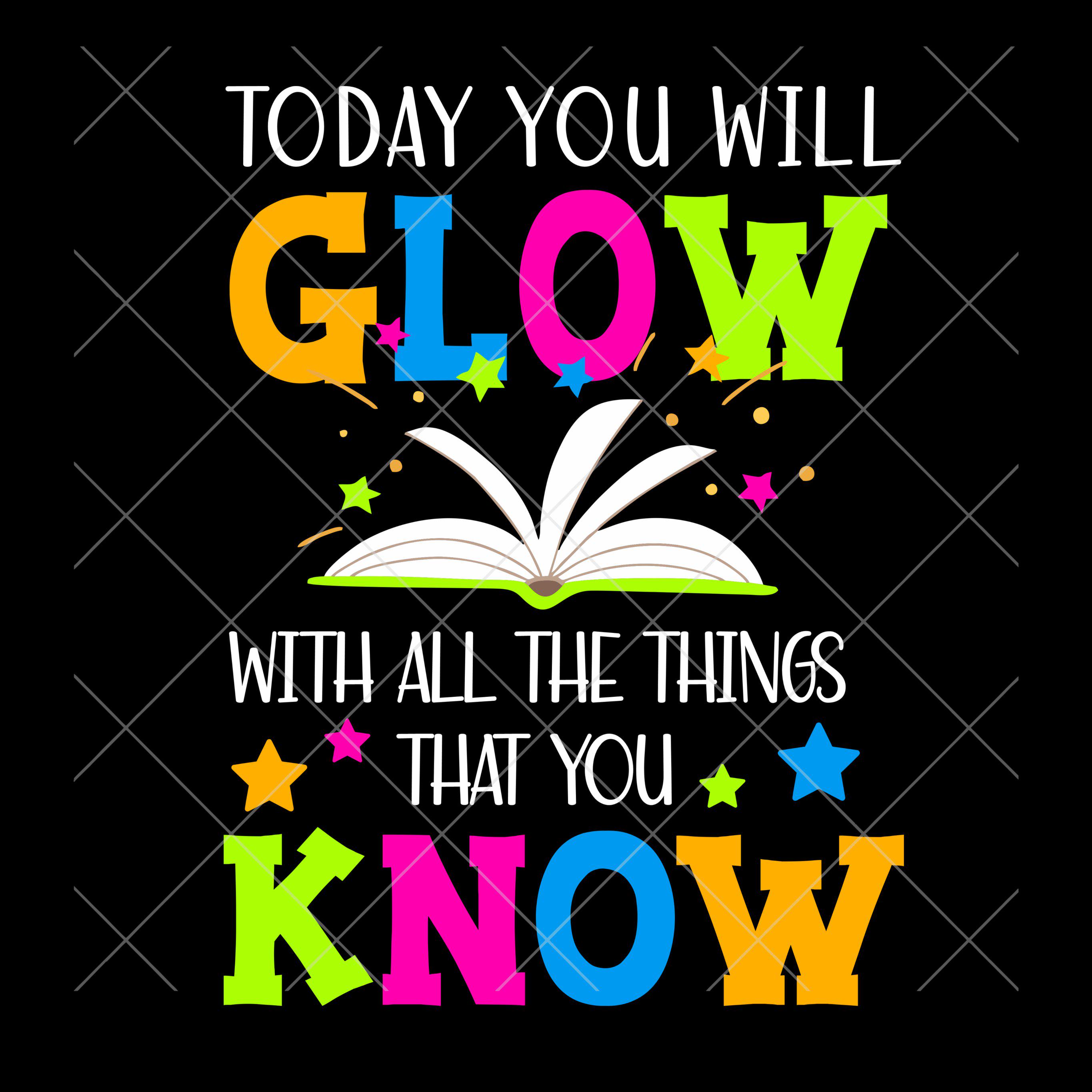 Neon Png, Glow Png, School Neon Png, Books Png, Instant Download - Etsy