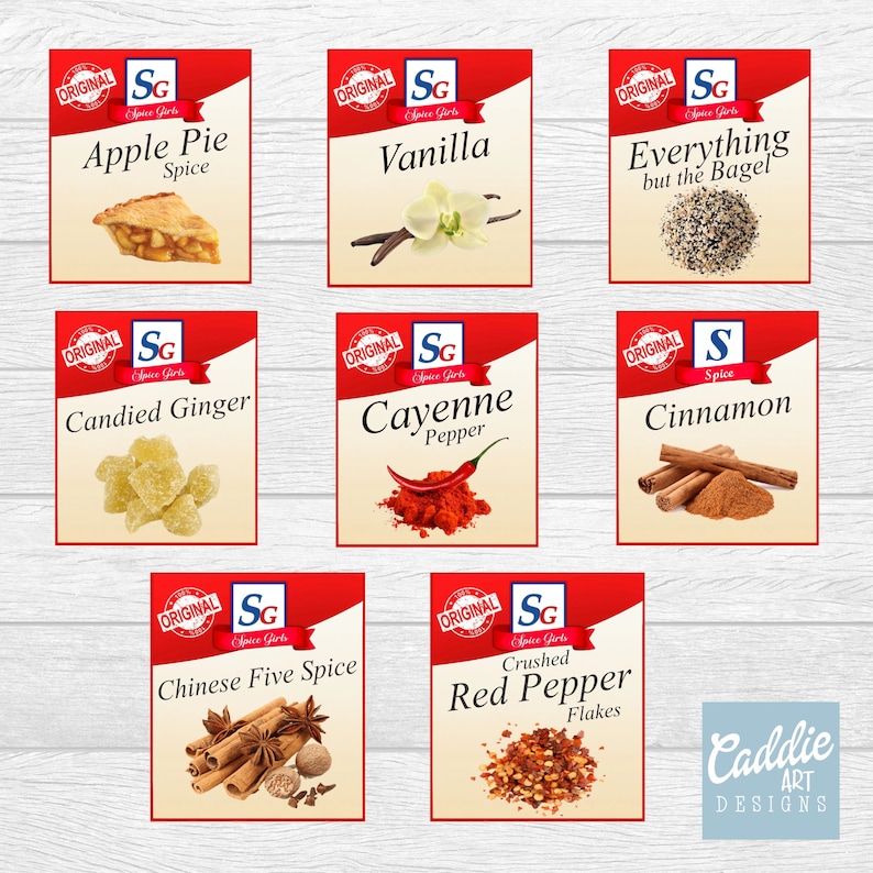 8 Spice Girls Png, Group Costume, Spice Png, Instant Download for ...