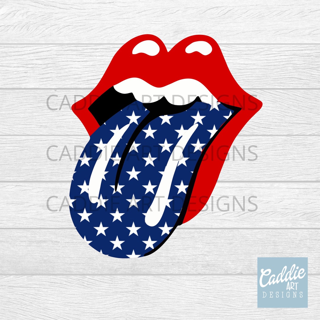 American Lips Png, Patriotic Png, Flag Png, Instant Download for ...