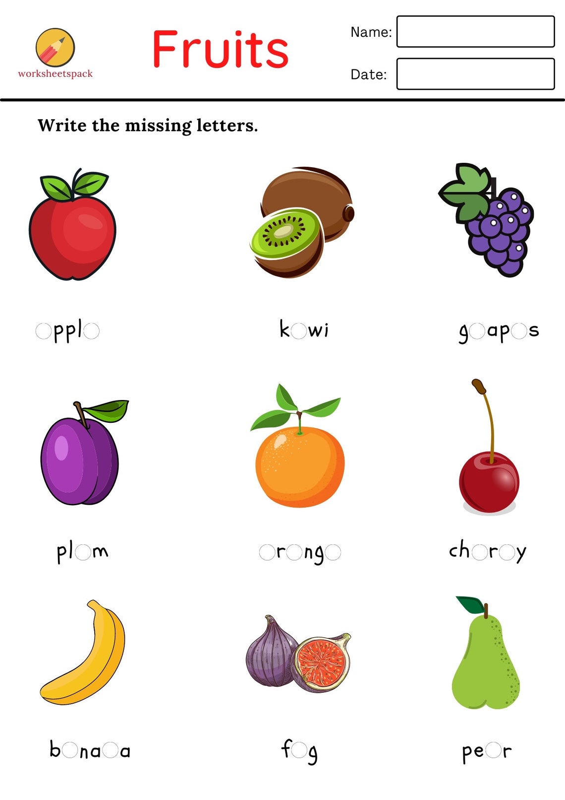 Write The Missing Letters Worksheets 20 Vocabulary Charts Etsy Write The Missing Letters Worksheets 20 Vocabulary Charts Etsy