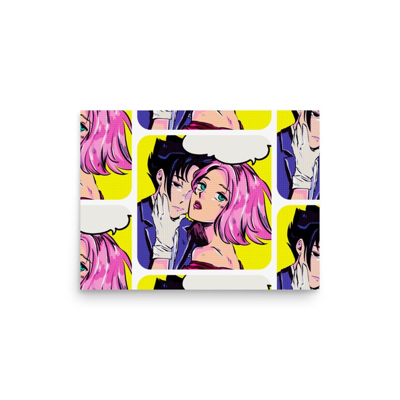 Anime Pop Art Poster - Etsy