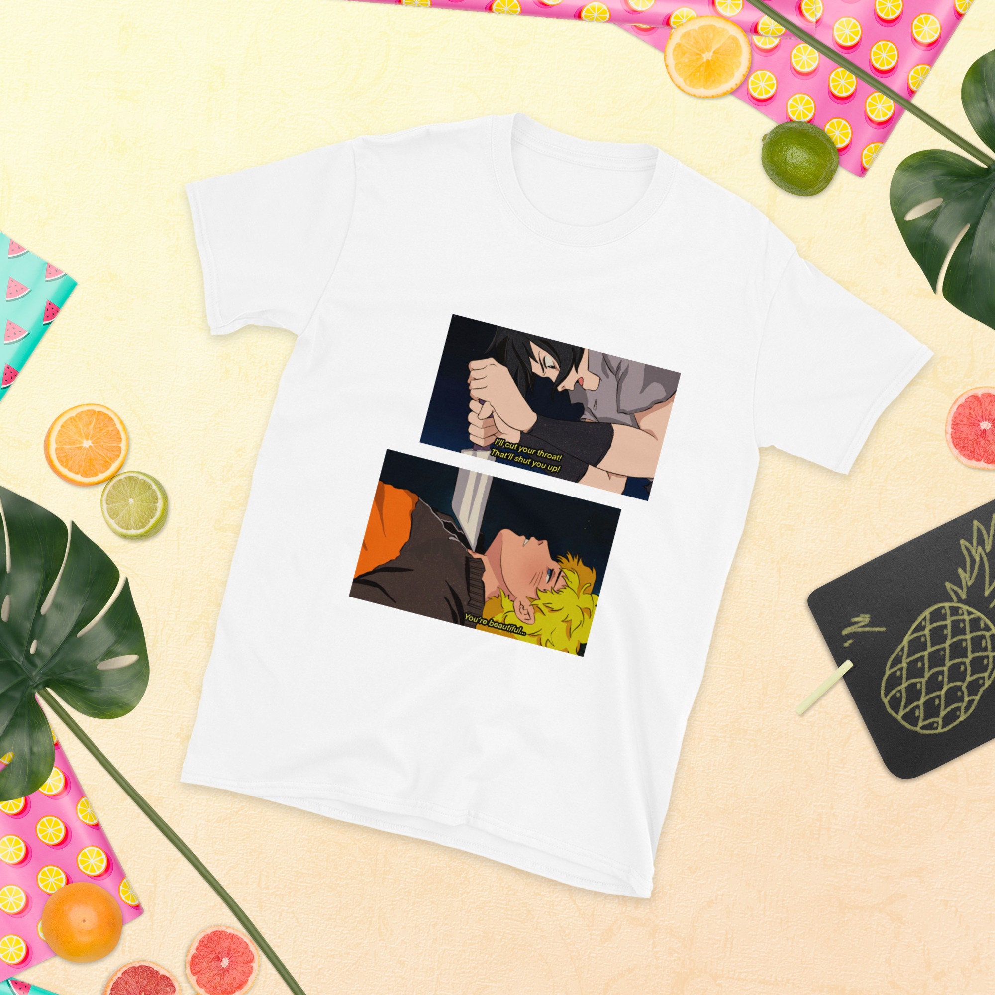 Princess Mononoke Inspired Anime Narusasu, Sasunaru Short-sleeve Unisex ...