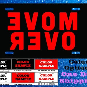 Car License Plate License Plate Funny License Front Car Tag Custom ...