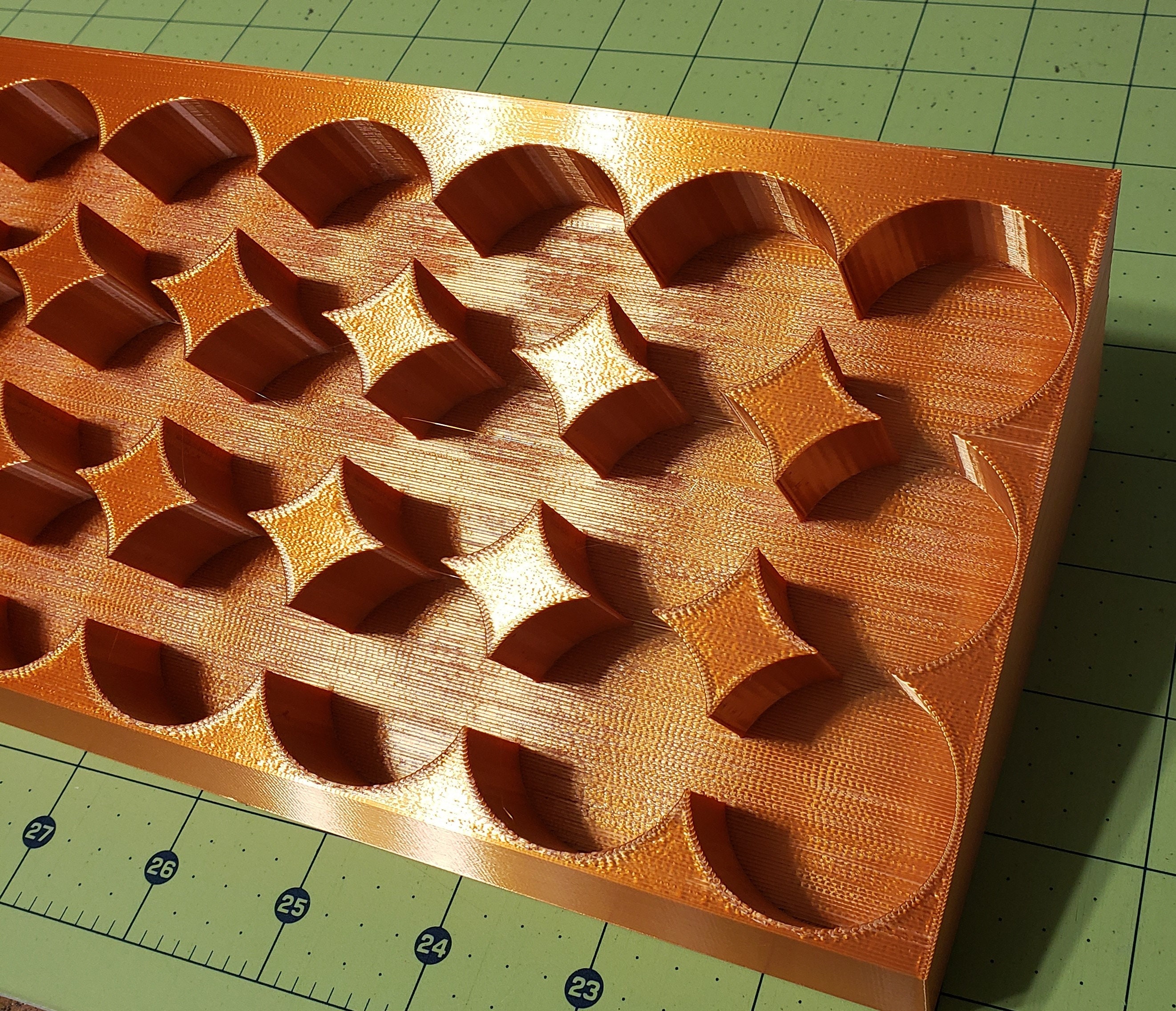 Paint Rack Tray 3D Printed Plastic Storage Organizer for 24 2oz Bottles ...