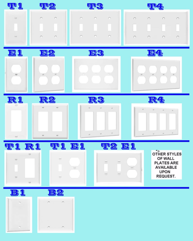 Electrical Wall Plate UL Covers Wood Grain UV Printed Covers & Screws ...
