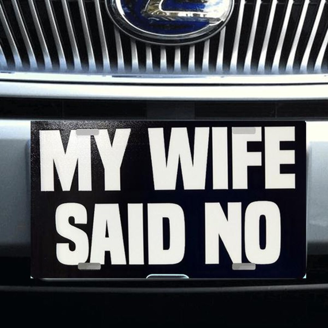 Car License Plate License Plate, Funny License Front Car Tag Custom ...