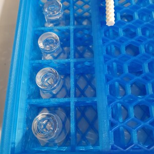 Communion Glass Cup Holder Lt BLUE Dishwasher Sterilizer Safe, Saves ...