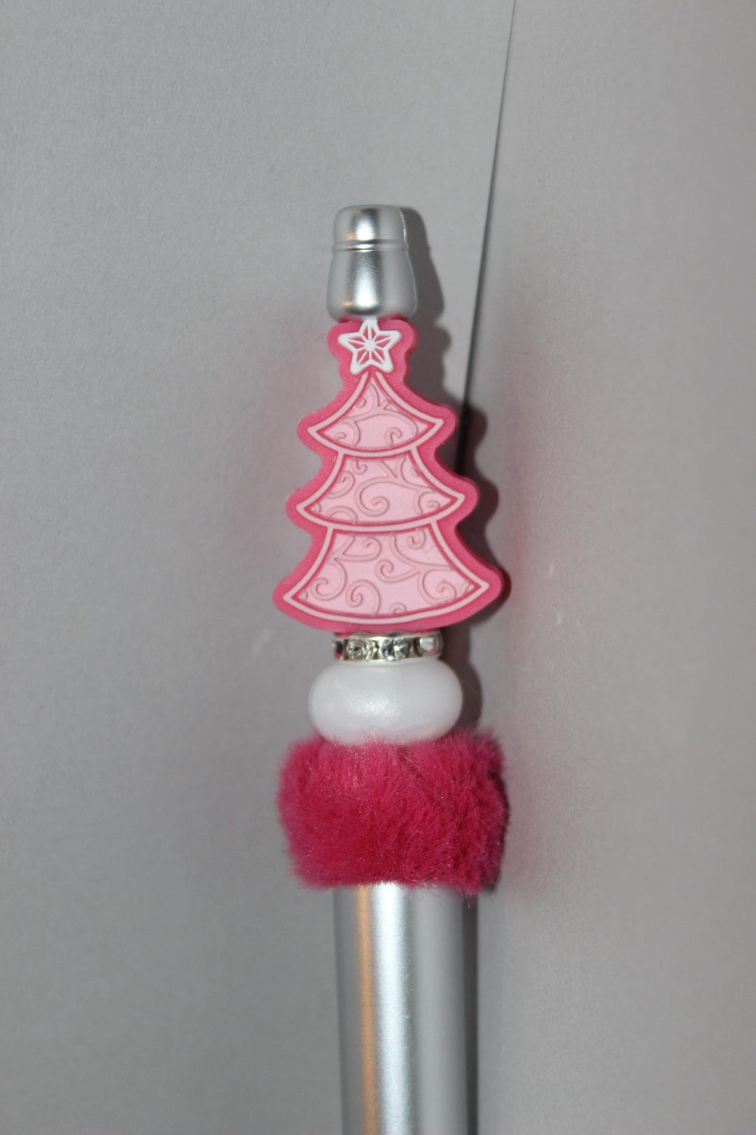 Pink Christmas Tree Pen - Etsy