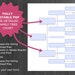7 Generation Family Tree Chart: Printable and Editable Genealogy ...