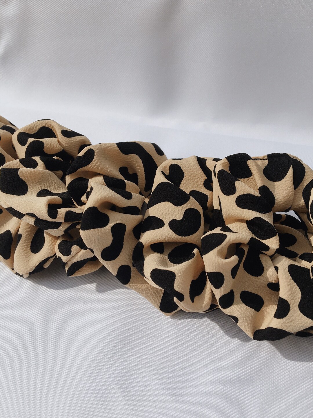 Cheetah Print Scrunchie - Etsy