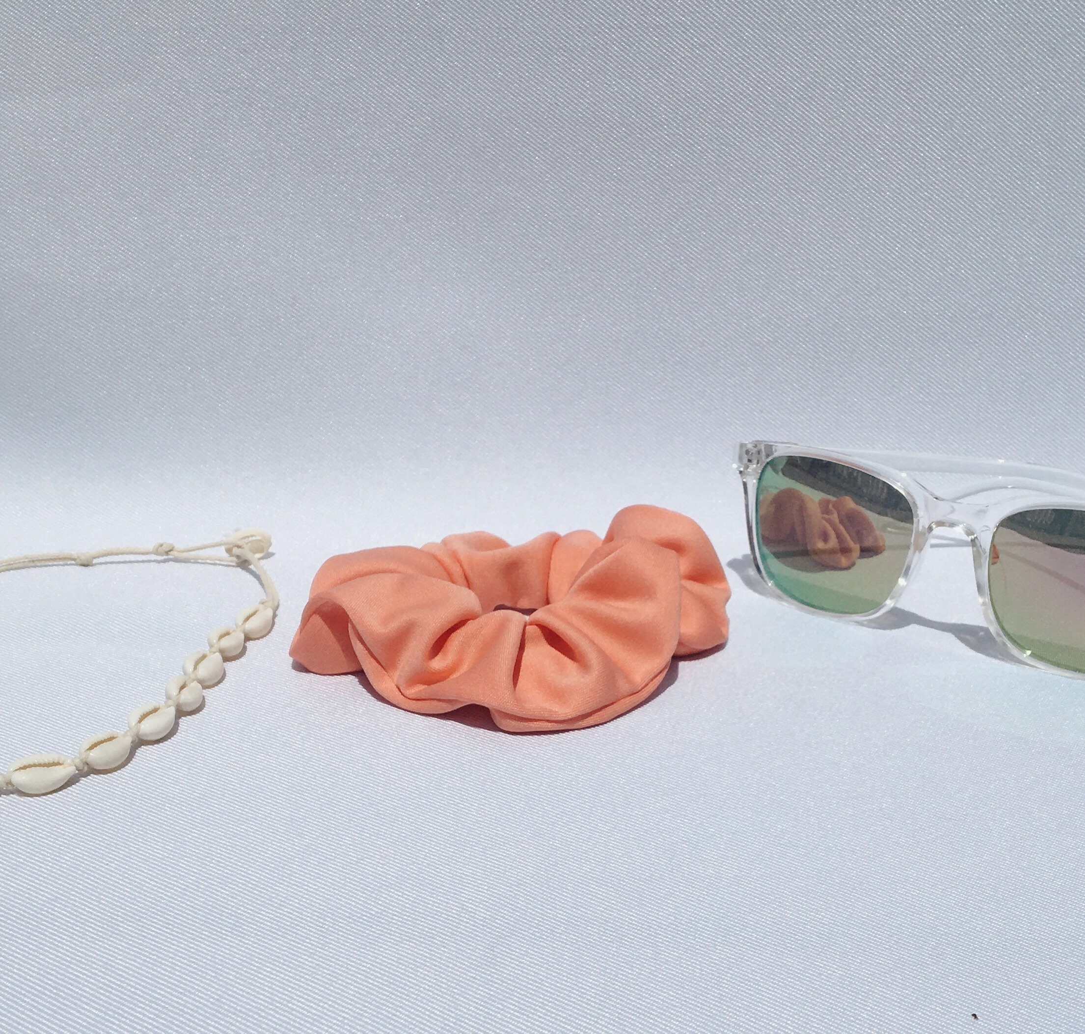 Pretty Peach Scrunchie - Etsy