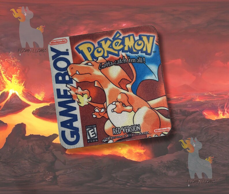 Pokemon Game Cover Coasters 4-pack Great Gift for Gamers - Etsy