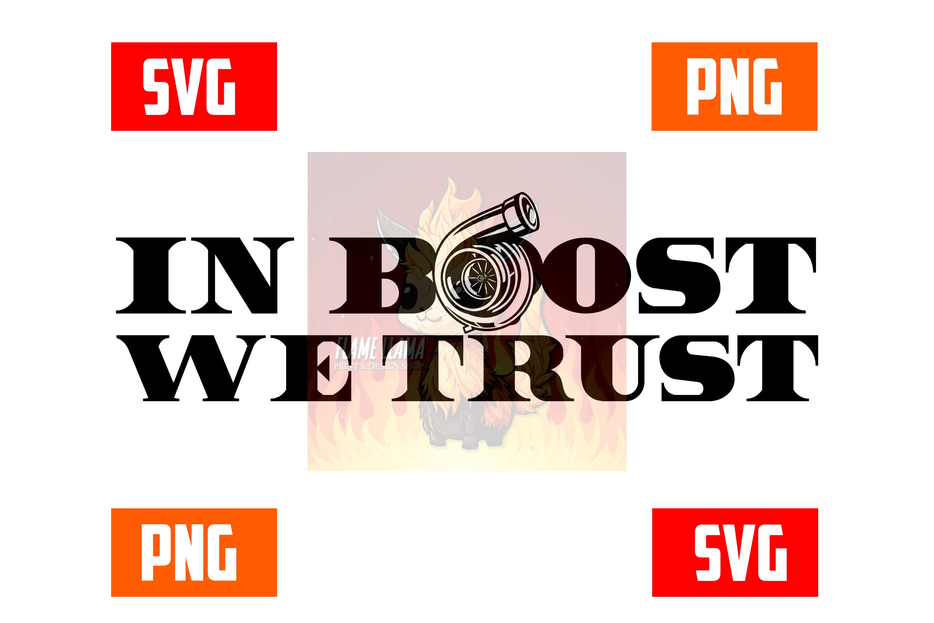 In Boost We Trust | SVG & Png |funny Car Guy Designs | for Vinyl ...