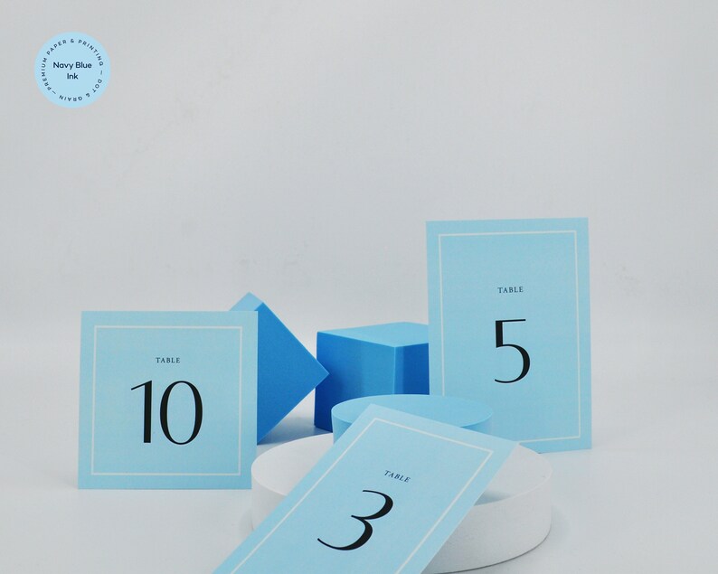 4x6 Table Numbers the Portsea Collection. Printed Baptism - Etsy