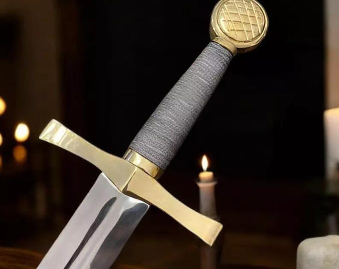 Excalibur Sword Handmade With Scabbard Replica Sword of King Arthur ...