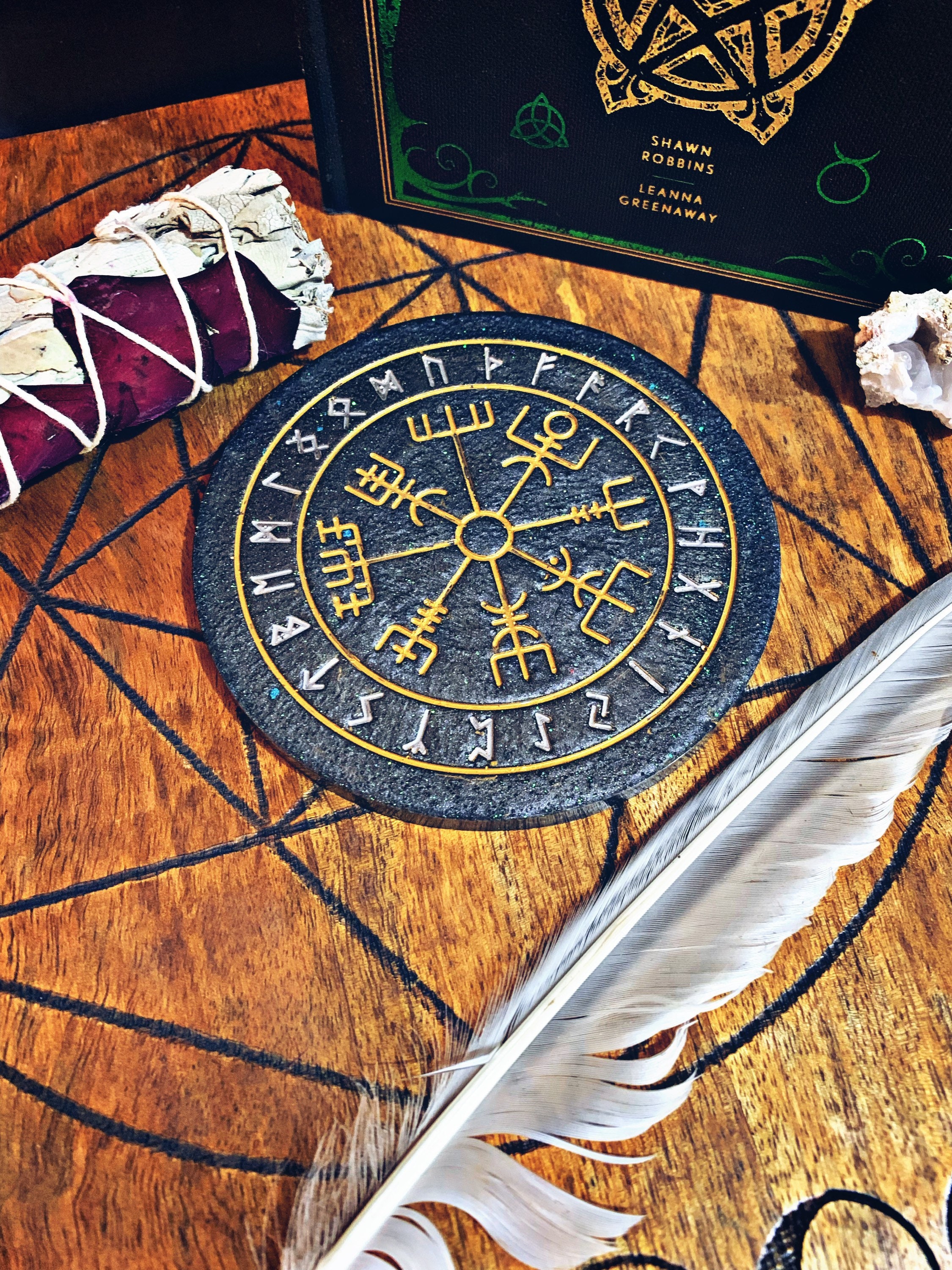 Vegvisir Norse compass Viking compass | Etsy